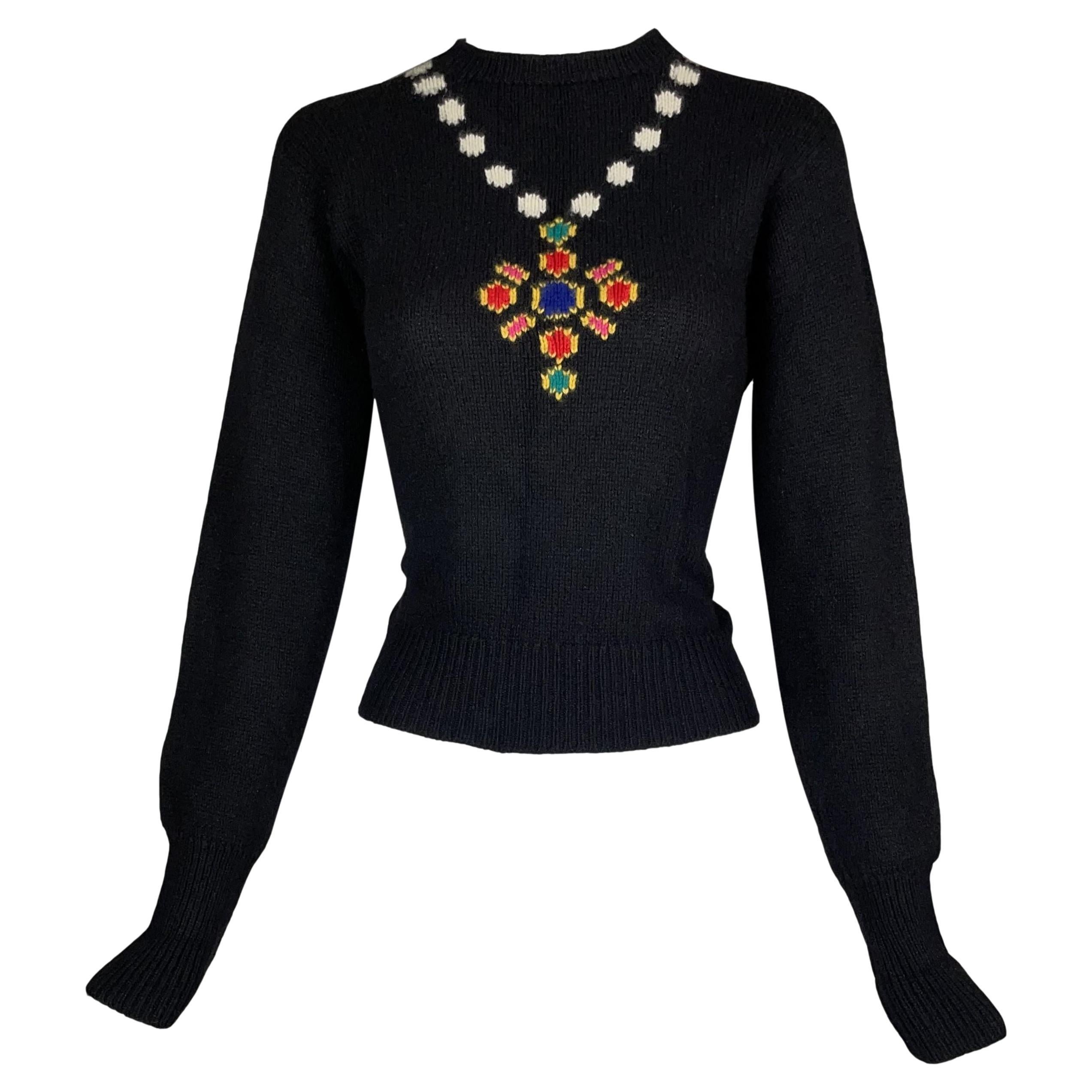 Vintage Chanel Sweaters - 255 For Sale at 1stDibs | chanel red sweater ...