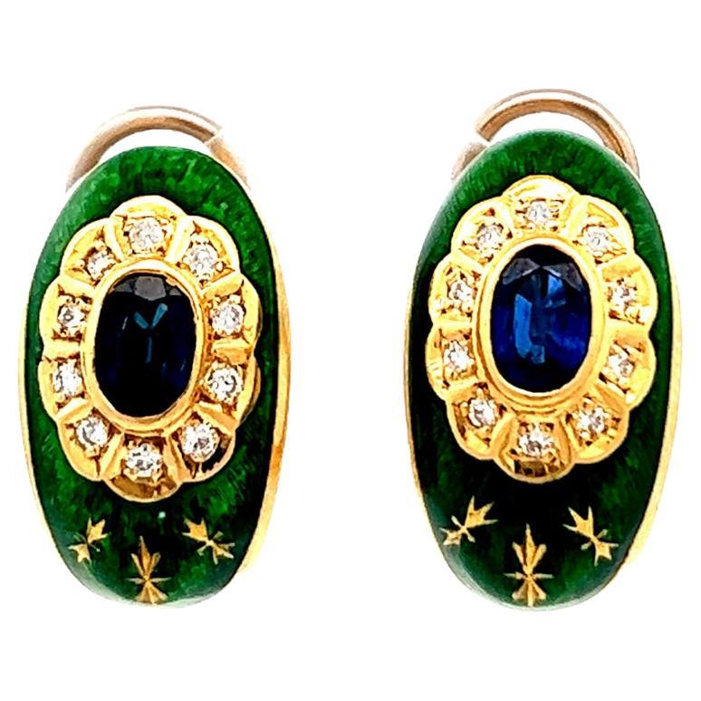 FABERGE Garnet and Diamond Brooch by August Holmstrom at 1stDibs