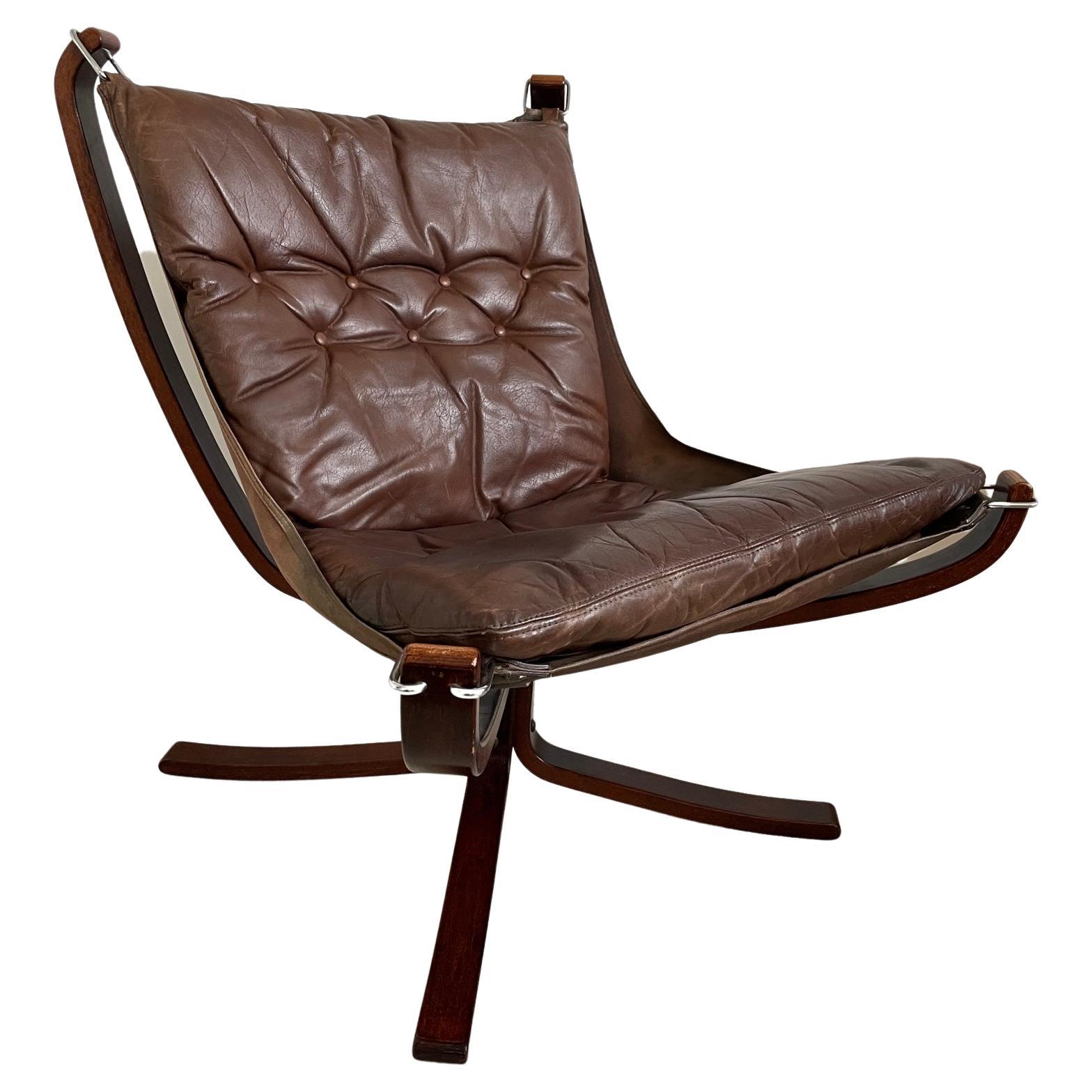 Vintage Falcon Chair by Sigurd Ressell for Vatne Møbler, Norway, 1970s ...