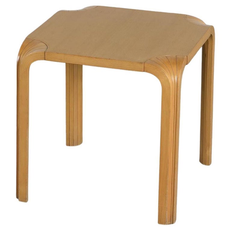 Vintage Fan Leg Side Table by Alvar Aalto, Artek circa 1970 For Sale at ...