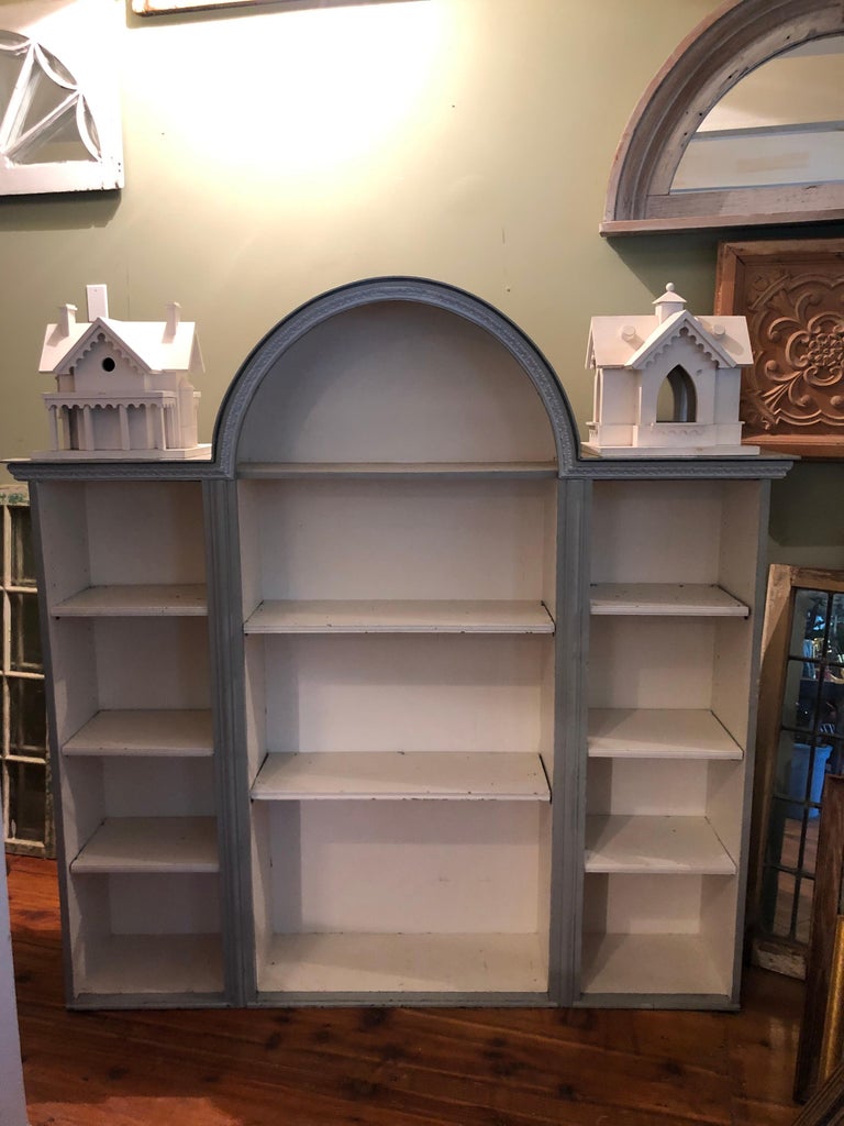Vintage Farmhouse Style Bookcase at 1stDibs