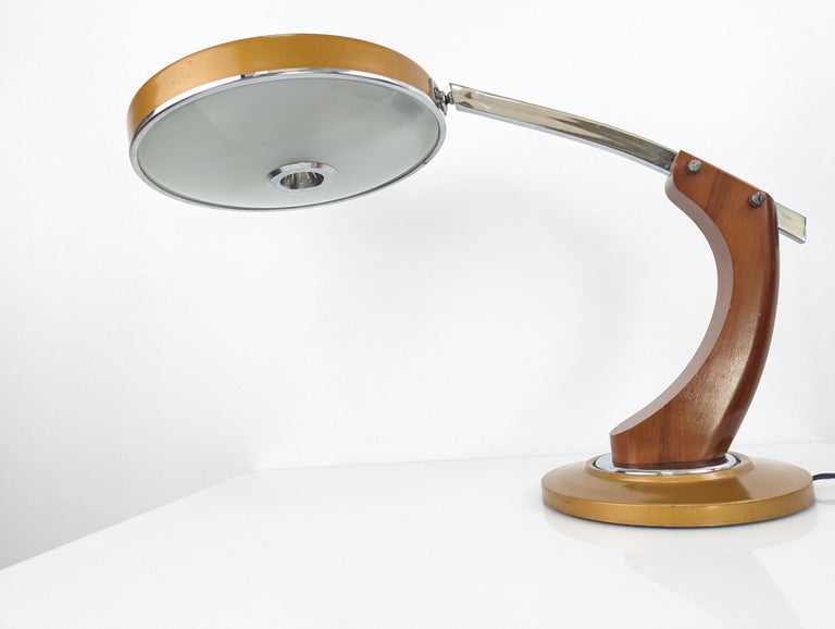 Vintage Fase Maof President Lamp in Mustard Color, 1970s For Sale at ...