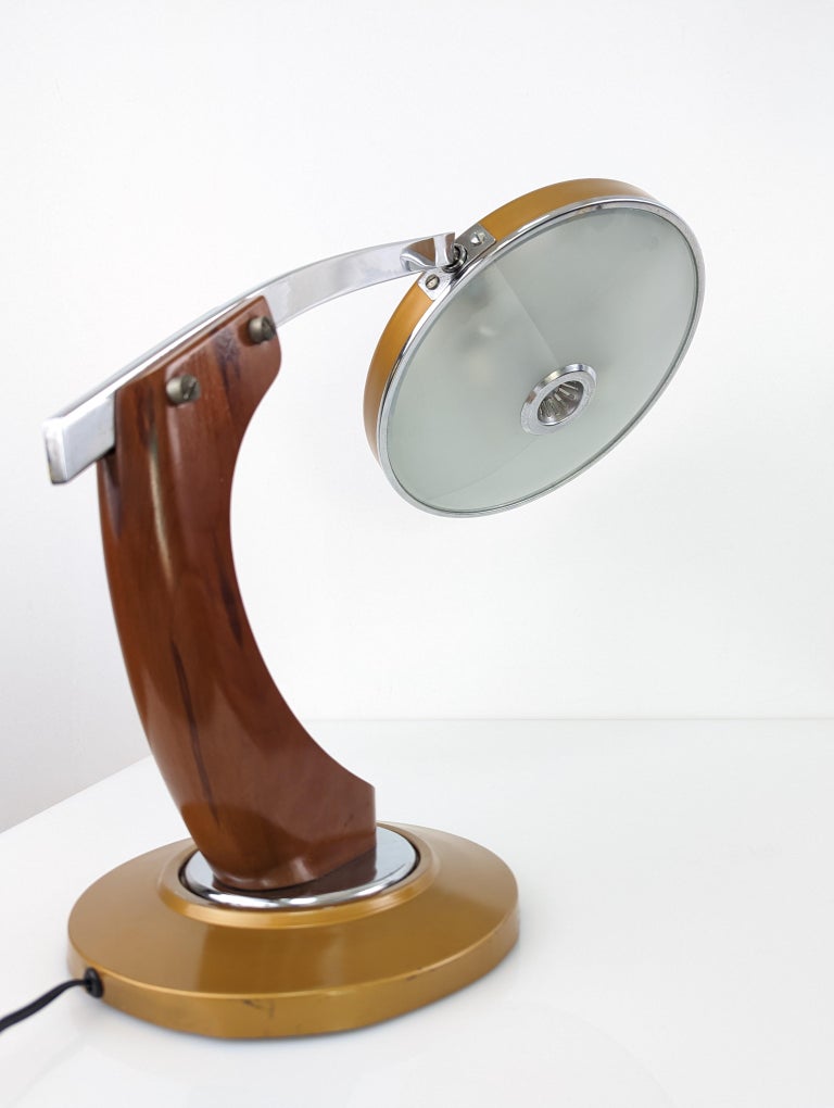 Vintage Fase Maof President Lamp in Mustard Color, 1970s For Sale at ...