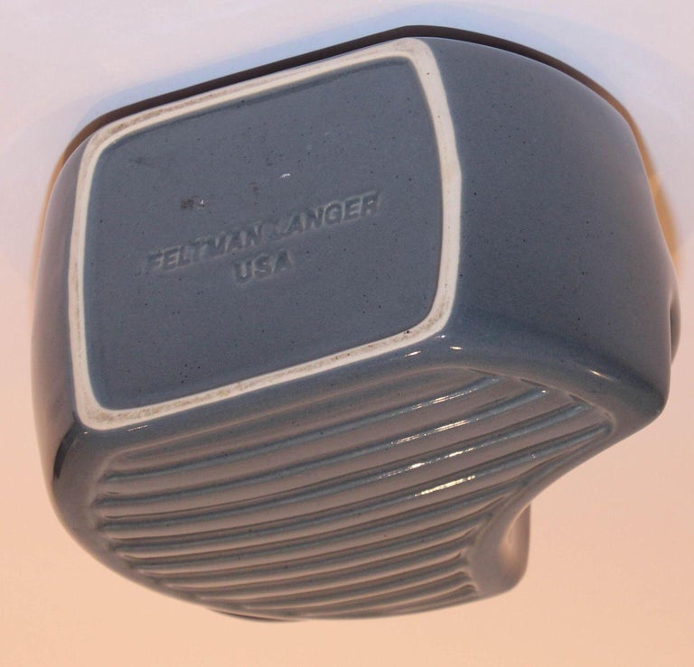 Vintage Feltman Langer Ceramic Pitcher Art Deco Barware For Sale at 1stDibs