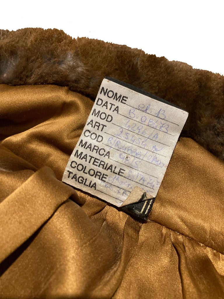 Vintage Fendi Silk Fur Coat For Sale at 1stDibs | vintage fendi ...