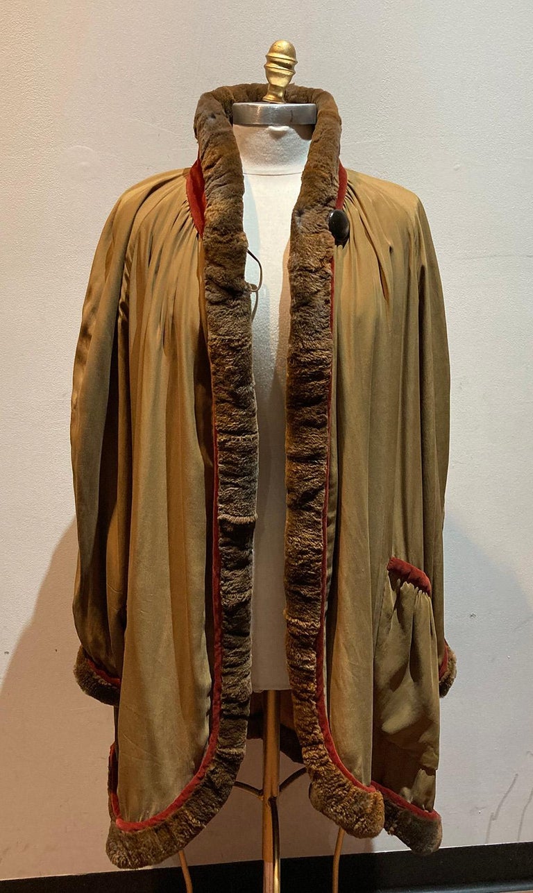 Vintage Fendi Silk Fur Coat For Sale at 1stDibs | vintage fendi ...