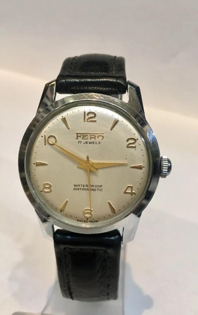 Vintage Fero Swiss Made Mechanical Watch at 1stDibs | fero watch