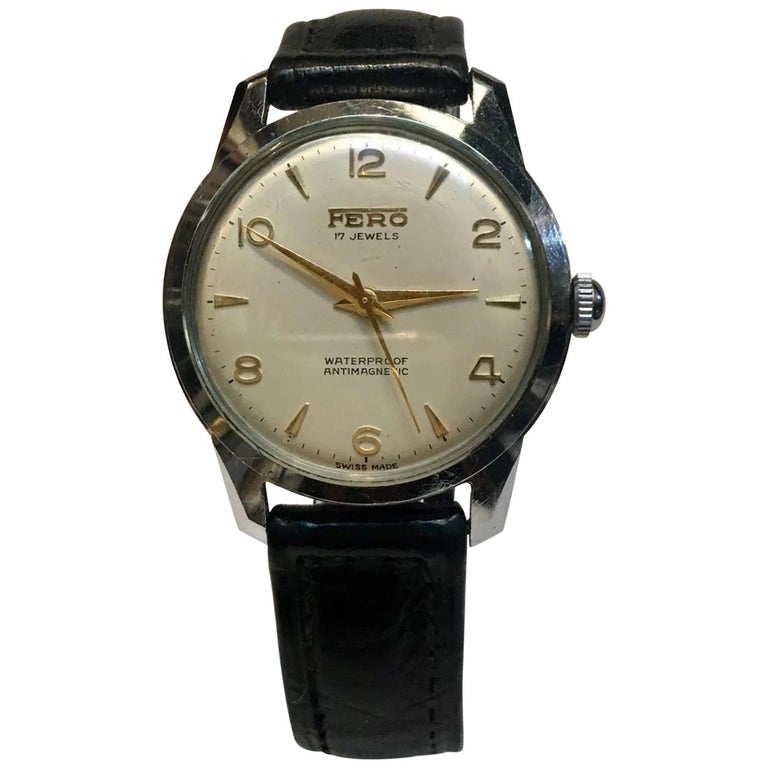 Vintage Fero Swiss Made Mechanical Watch at 1stDibs | fero watch