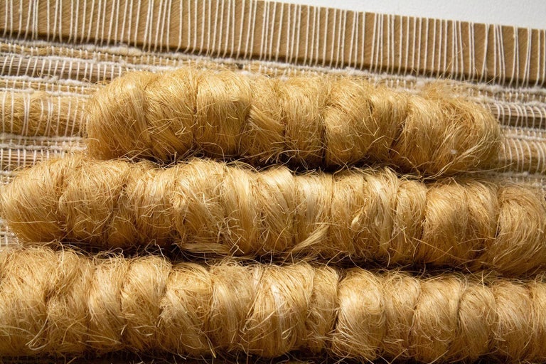 Vintage Fiber Art Wall Hanging For Sale at 1stDibs