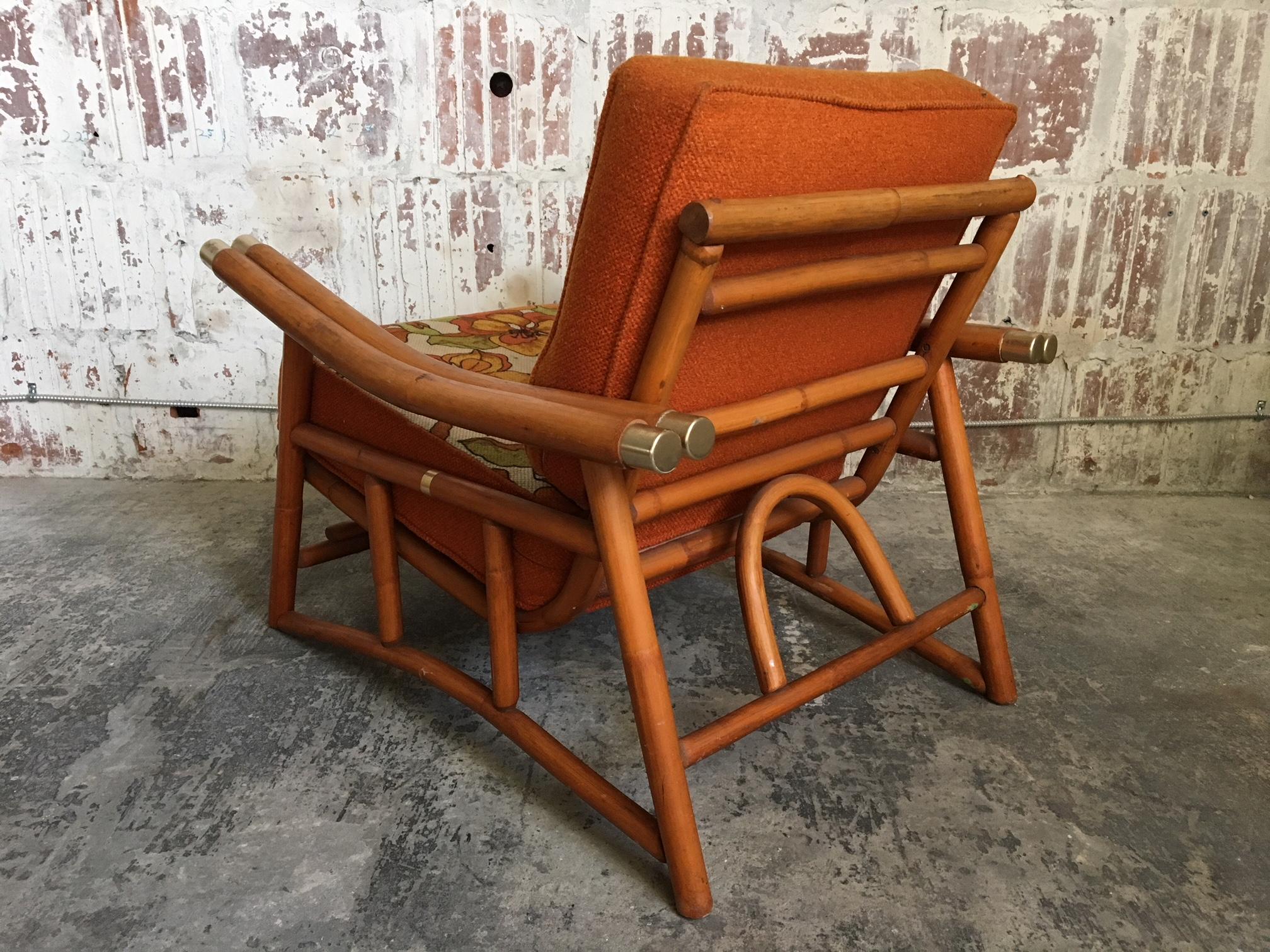 Vintage Ficks Reed Bamboo Lounge Chair at 1stDibs | vintage bamboo ...