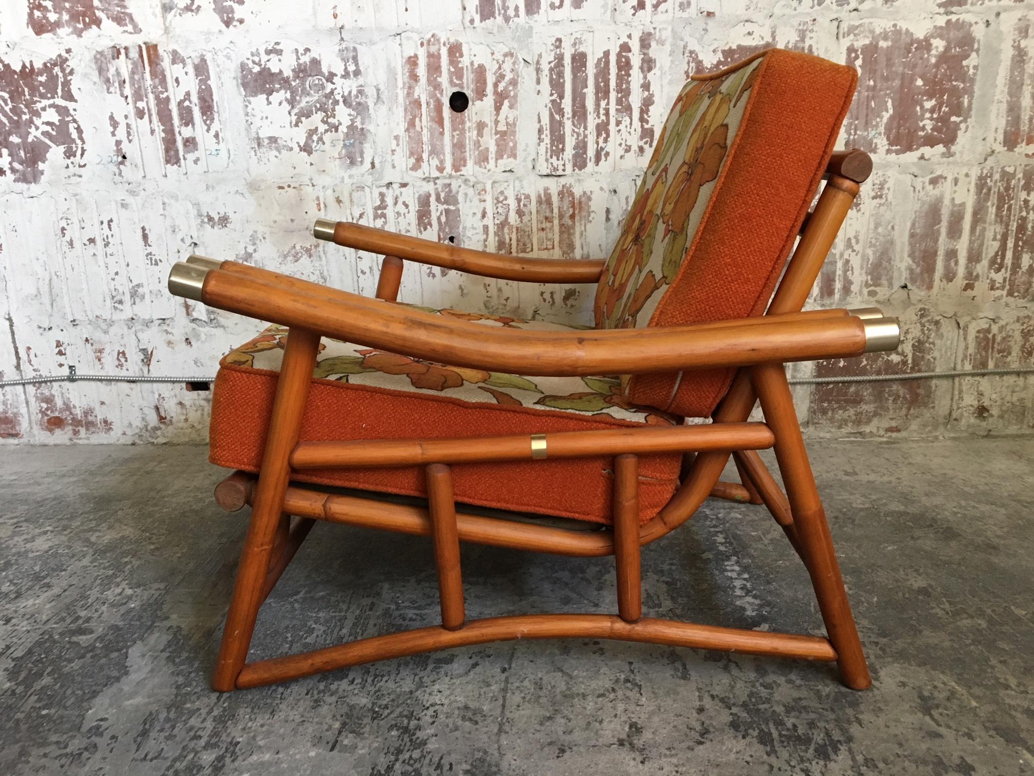 Vintage Ficks Reed Bamboo Lounge Chair at 1stDibs | vintage bamboo ...