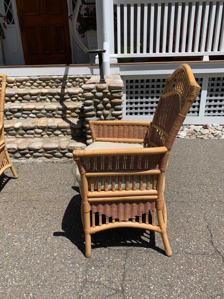 Vintage Ficks Reed Dining Set at 1stDibs