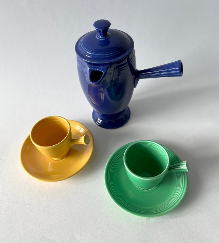 Vintage Fiesta Ware After Dinner Stick Coffee Server and Stick ...