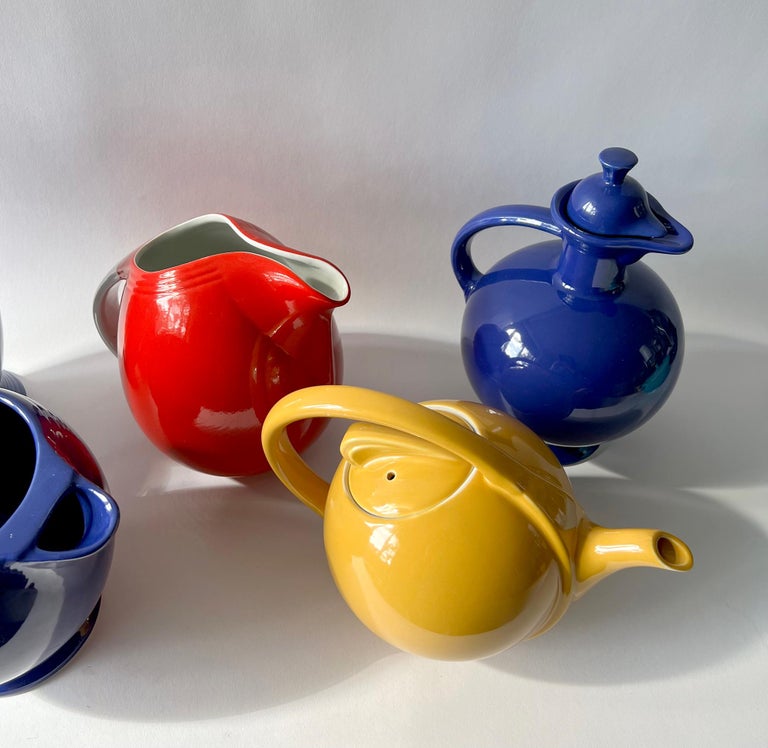 Vintage Fiesta Ware Homer Laughlin Hall China Company Pitchers and ...