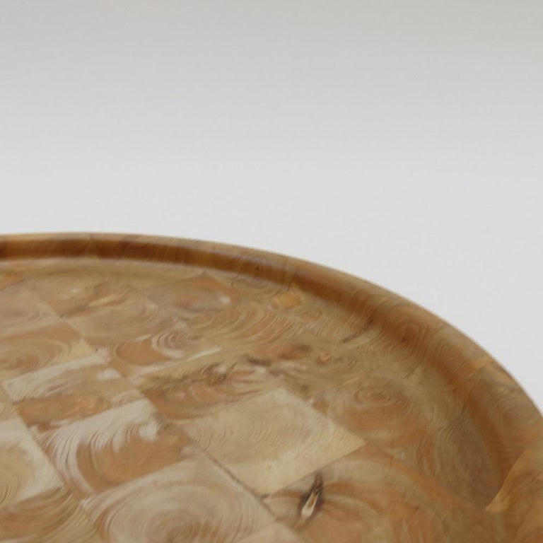 Vintage Finnish Hand Produced Juniper Wooden Block Tray Plate, Finland ...