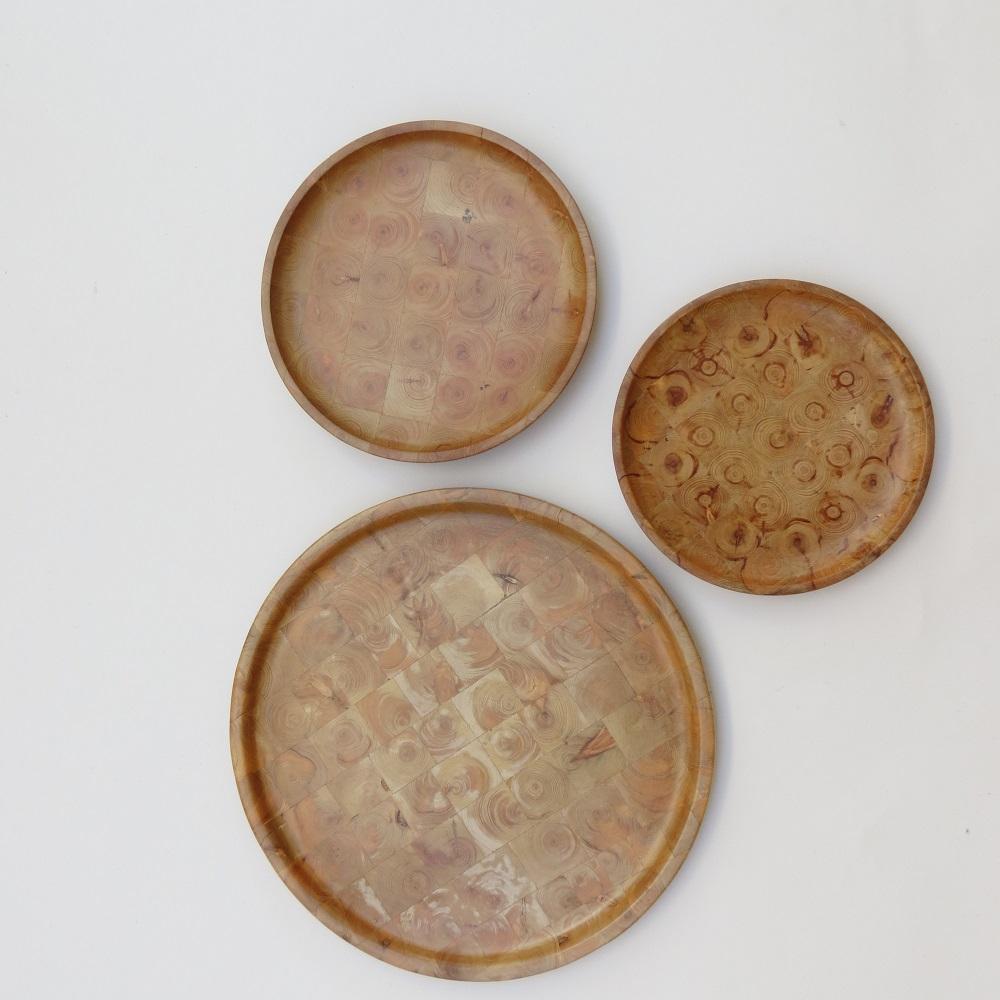 Vintage Finnish Hand Produced Juniper Wooden Block Tray Plate, Finland ...