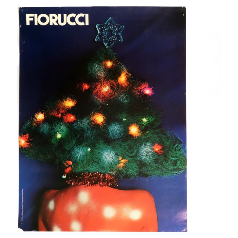 Vintage Fiorucci Christmas Poster For Sale at 1stDibs