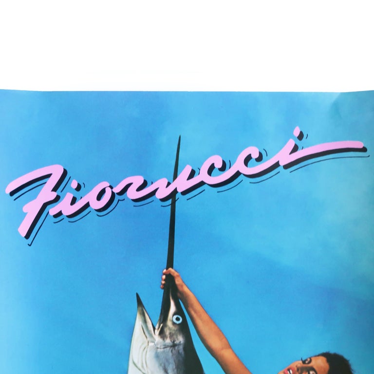Vintage Fiorucci Swordfish Poster For Sale at 1stDibs