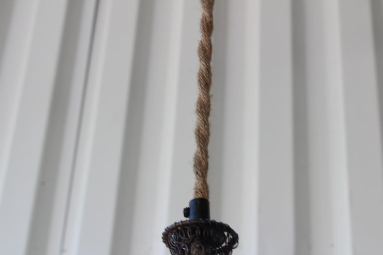 Vintage Fish Net Pendant Lights at 1stDibs