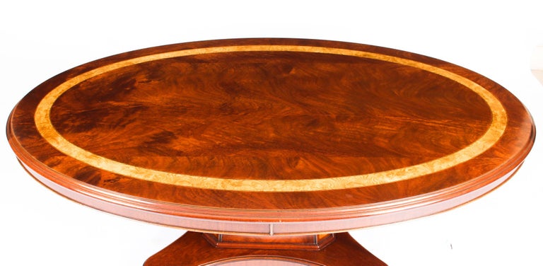 Vintage Flame Mahogany Oval Coffee Table by Charles Barr, 20th Century ...