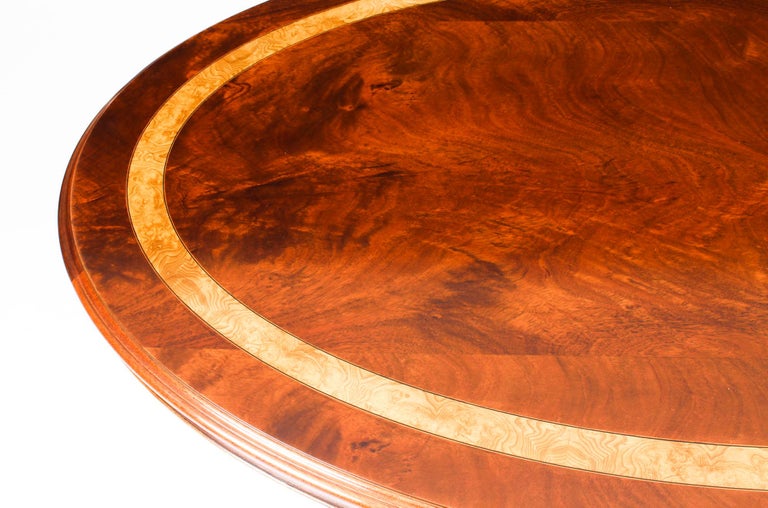 Vintage Flame Mahogany Oval Coffee Table by Charles Barr, 20th Century ...