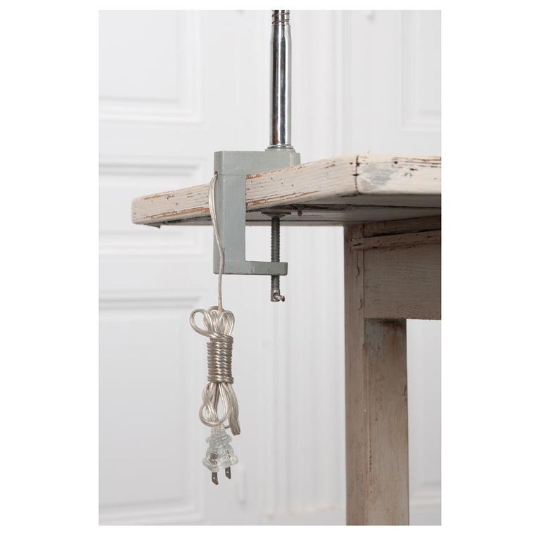 Vintage Flexible Metal Desk Lamp For Sale at 1stDibs