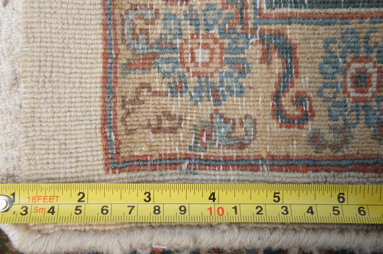 Vintage Floral All-Over Traditional Oriental Indo Agra Area Rug Carpet ...