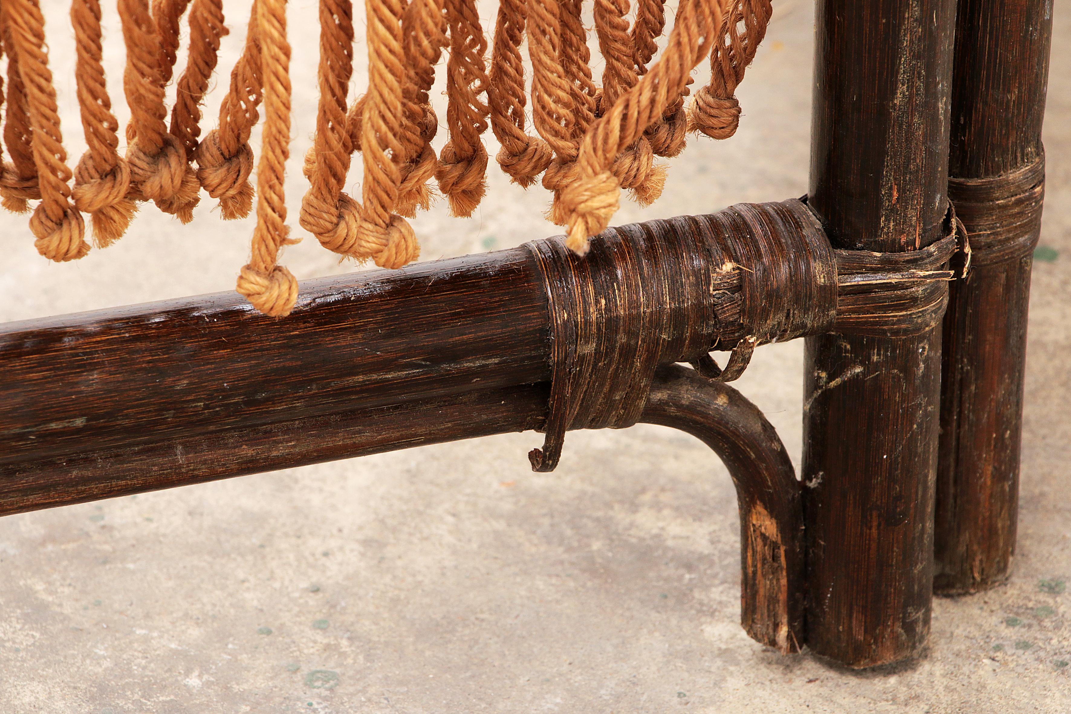 Vintage Folding Screen Made of Macramé, 1970 at 1stDibs