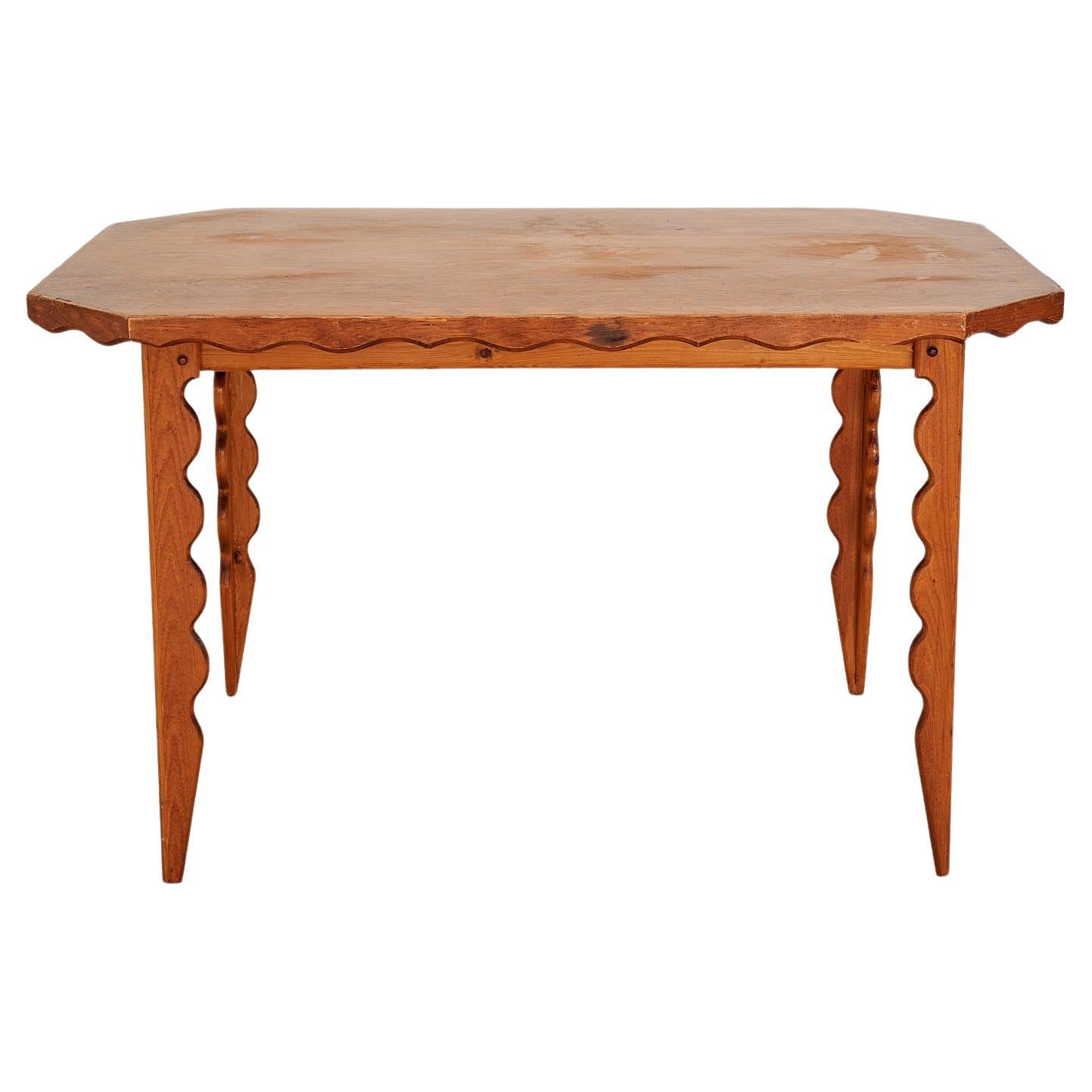 Folk Art Tables - 132 For Sale at 1stDibs | folk table, folk art side ...