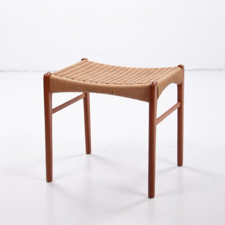 Vintage Footstool Design by Peder Kristensen by Glyngore Stolefabrik ...