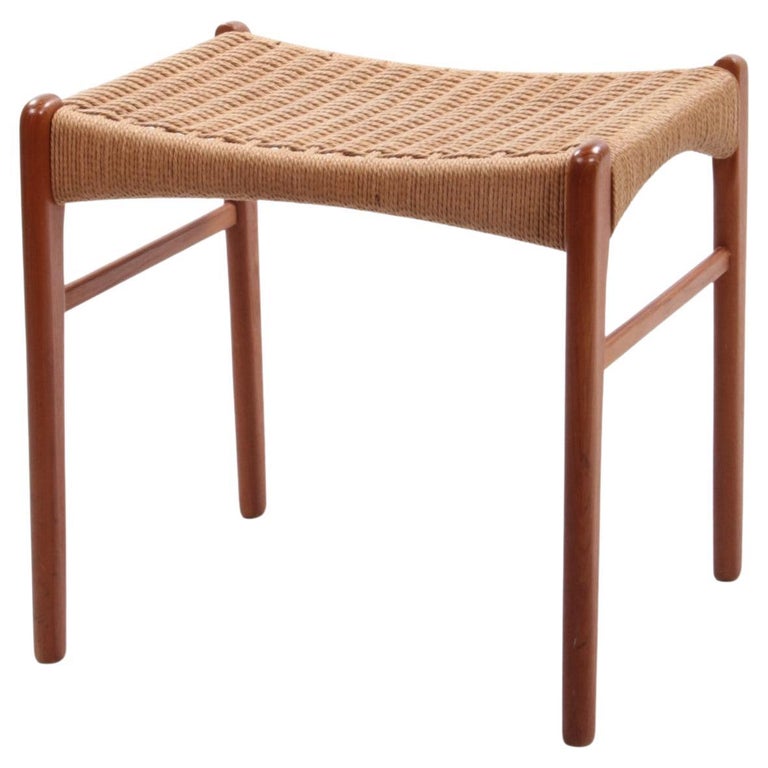 Vintage Footstool Design by Peder Kristensen by Glyngore Stolefabrik ...