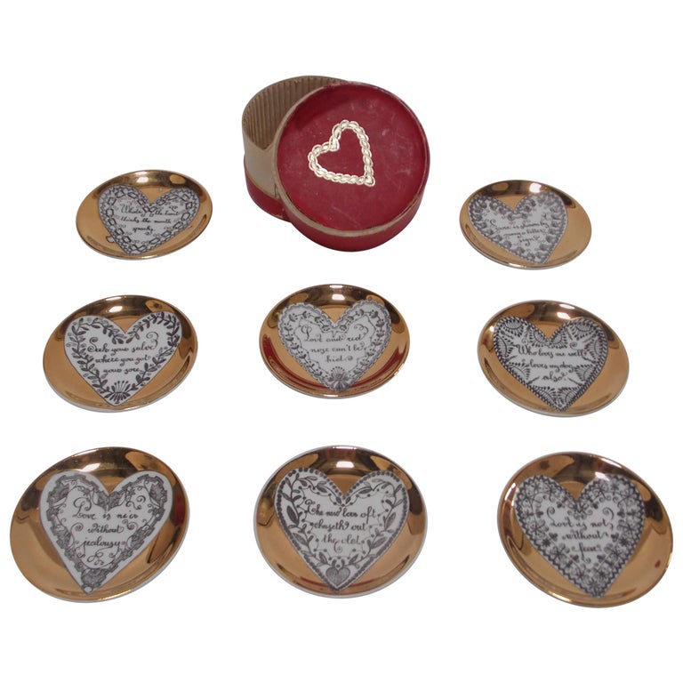 Vintage Fornasetti Coaster Set at 1stDibs