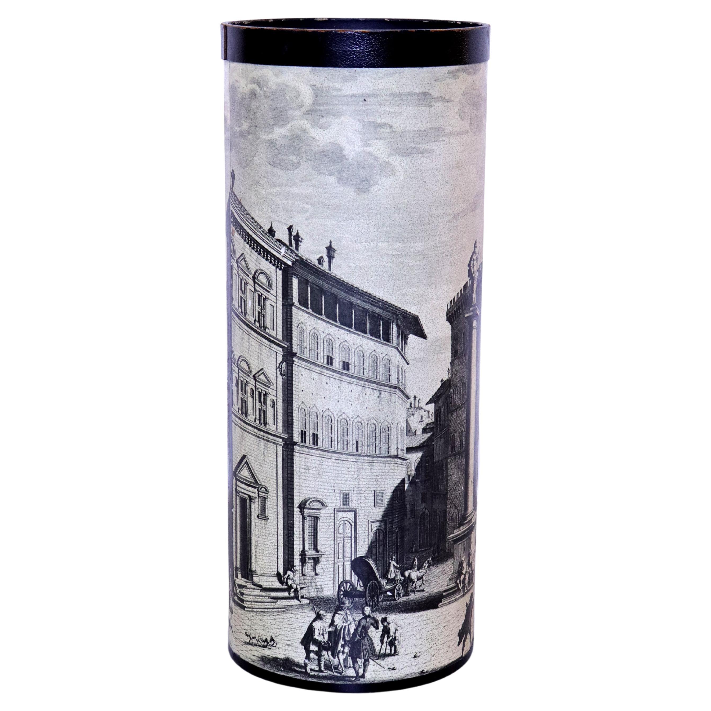 Brass and Iron Umbrella and Walking Stick Hall Stand For Sale at 1stDibs