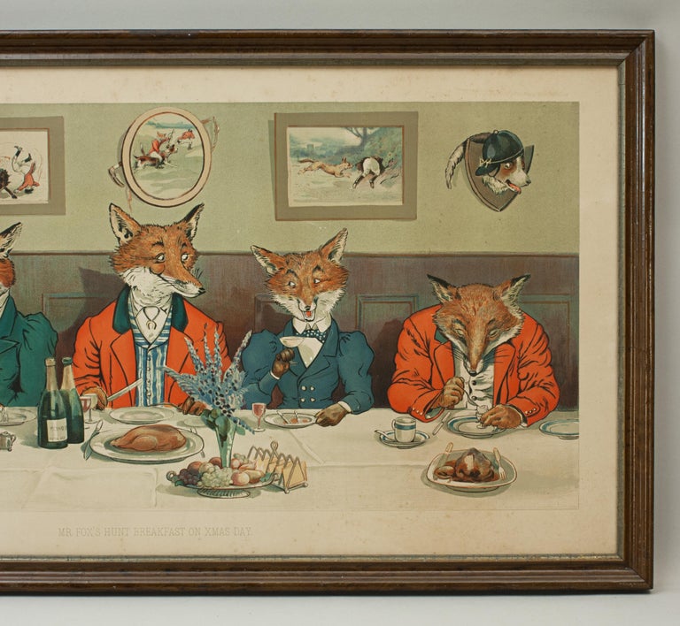 Vintage Fox Hunting, Mr. Fox's Hunt Breakfast on Xmas Day after Harry ...