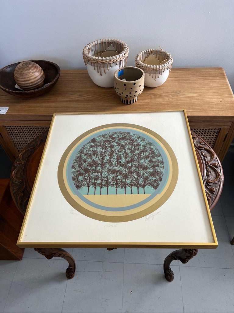 Vintage Framed Art Print, Numbered and Signed For Sale at 1stDibs