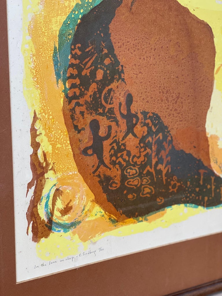 Vintage Framed Print, Signed and Numbered For Sale at 1stDibs