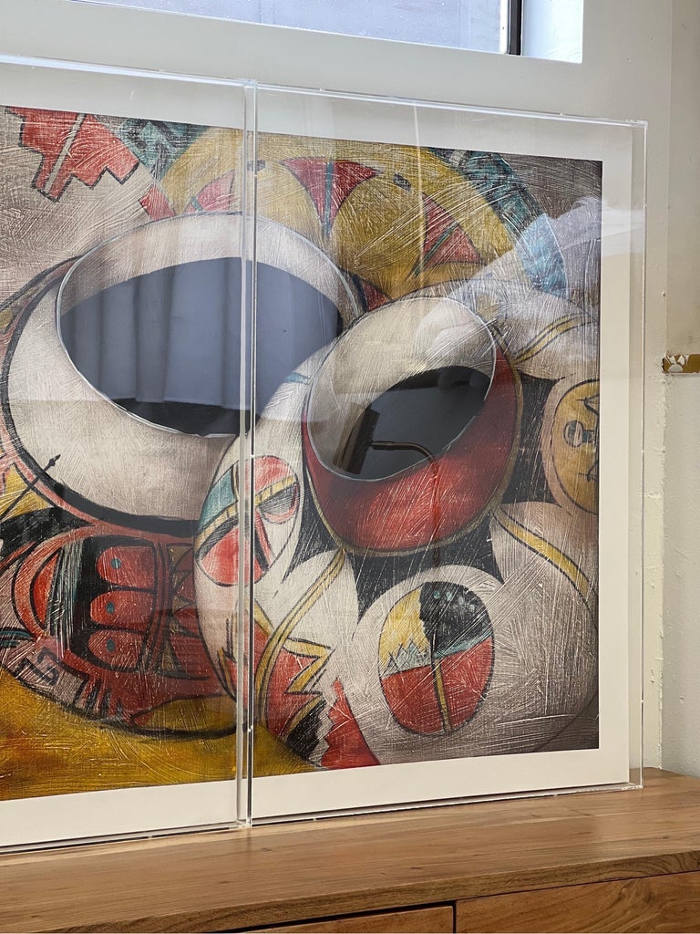 Vintage Framed Signed Art For Sale at 1stDibs