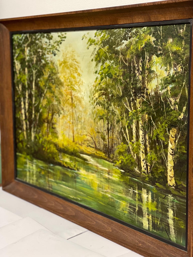 Vintage Framed Signed Art For Sale at 1stDibs