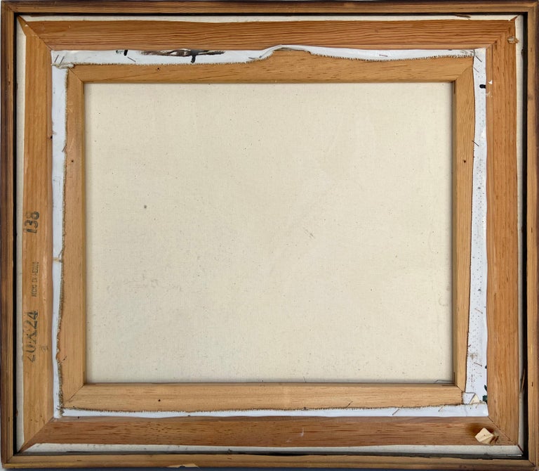 Vintage Frank Walcutt Mixed Media Abstract Painting, 1970s For Sale at ...