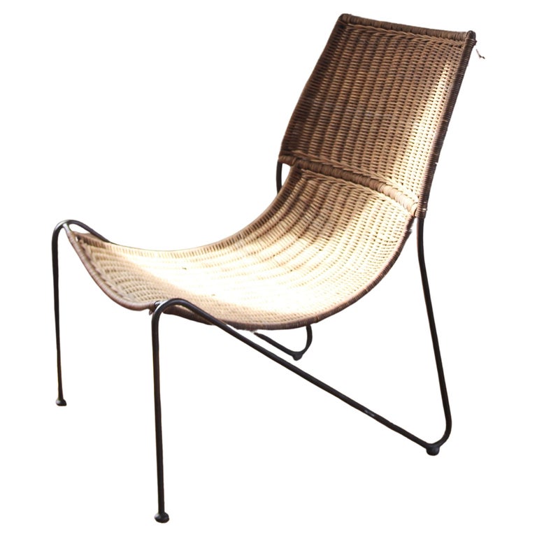 Vintage Frederick Weinberg Style Lounge Chair at 1stDibs