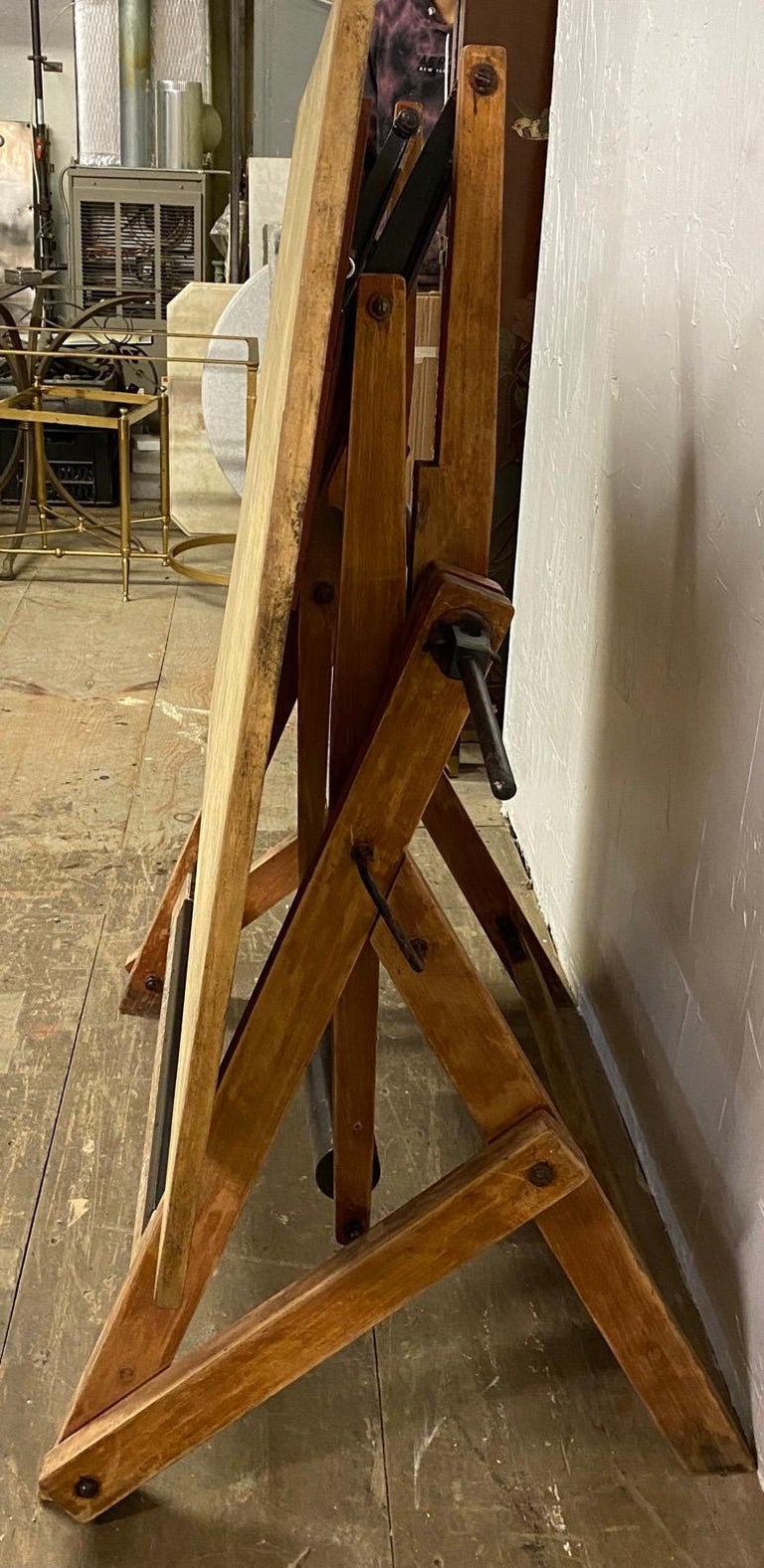 Vintage French Architect's Drafting Table at 1stDibs