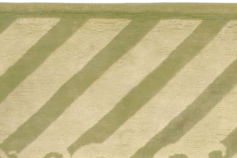 Doris Leslie Blau Collection Vintage French Art Deco Green Handmade ...