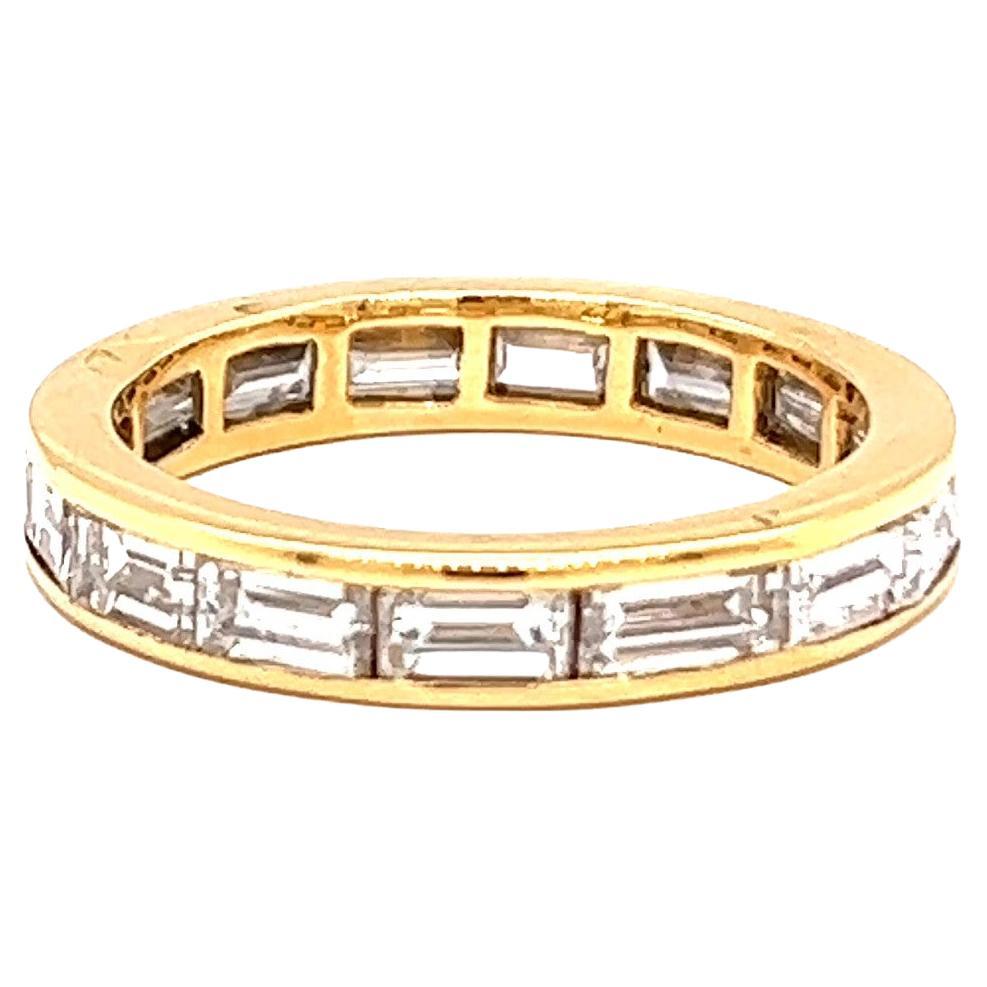 Baguette Cut Diamond Eternity Ring at 1stDibs