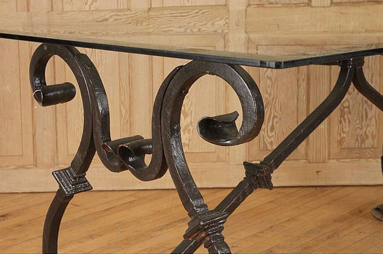 Vintage French Baroque Style Indoor or Outdoor Dining Table at 1stDibs