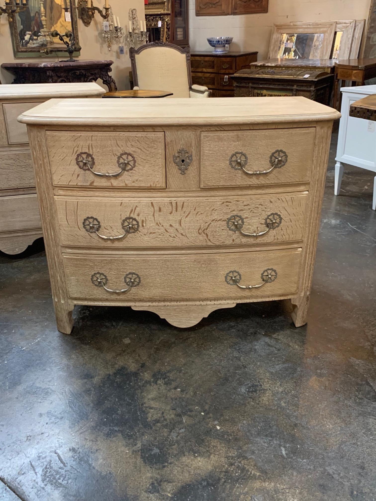 Vintage French Bleached and White Washed Oak Chests at 1stDibs | white ...