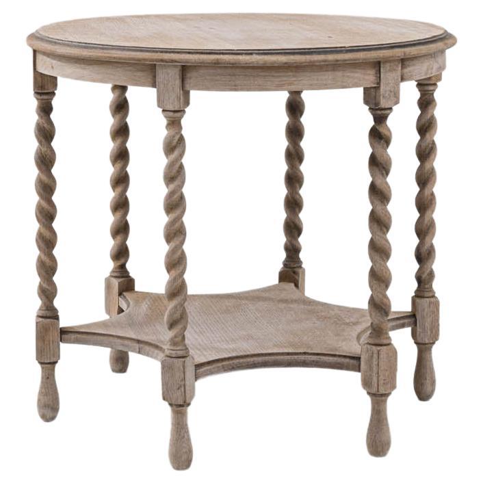 Arroyo Seco Bleached White Oak Side Table For Sale at 1stDibs