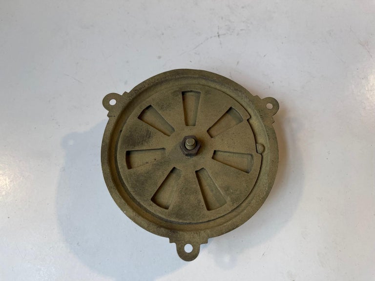 Vintage French Butterfly Air Vent in Brass, 1950s For Sale at 1stDibs