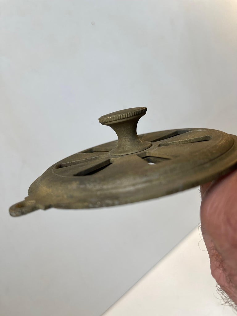 Vintage French Butterfly Air Vent in Brass, 1950s For Sale at 1stDibs