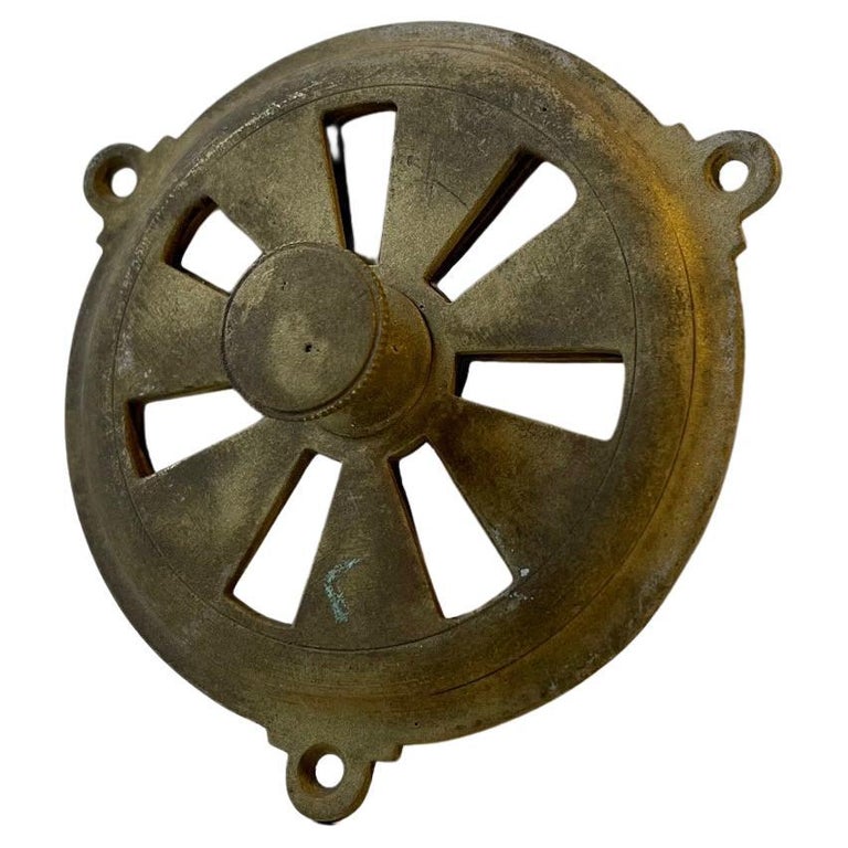 Vintage French Butterfly Air Vent in Brass, 1950s For Sale at 1stDibs