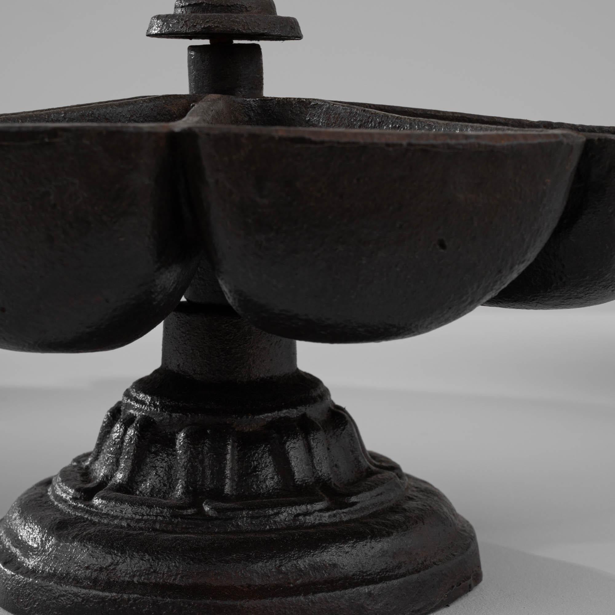 Vintage French Cast Iron Decorative Trays, Set of Three For Sale at 1stDibs